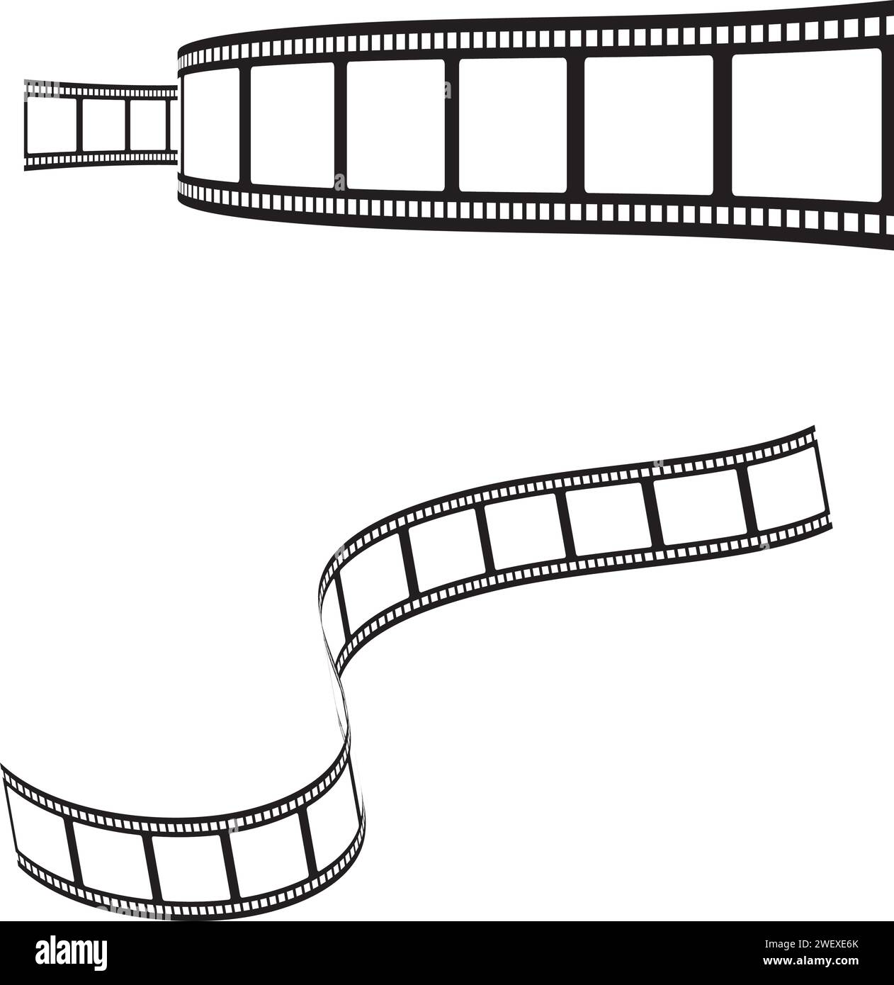 abstract film icon vector illustration template design Stock Vector ...