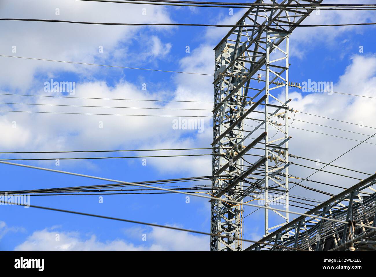 Structure of steel for electric energy system. Building structures made ...