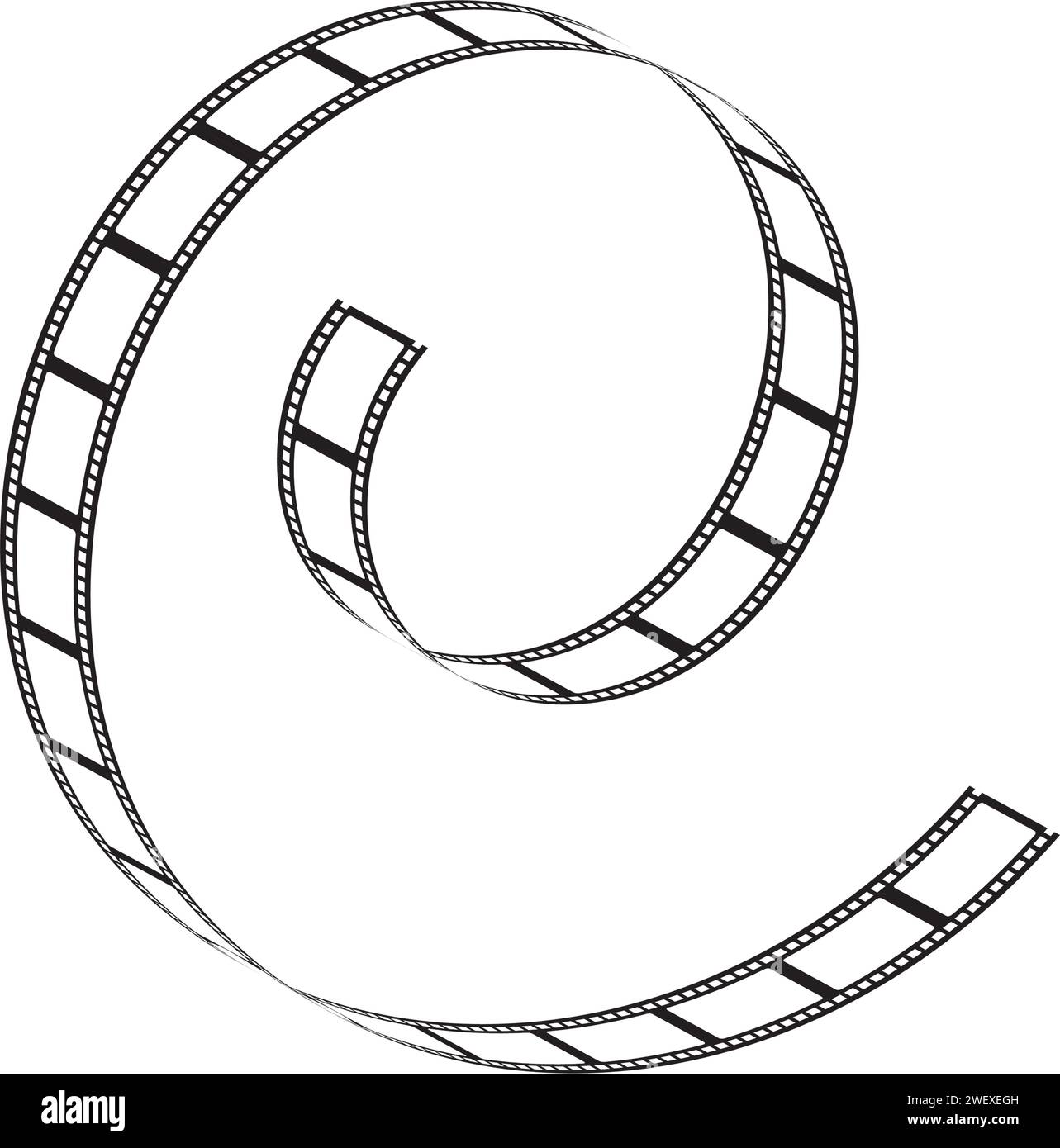 abstract film icon vector illustration template design Stock Vector ...