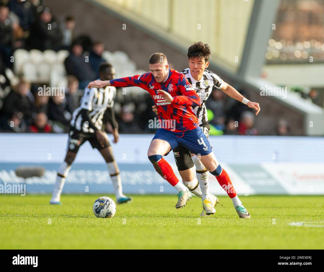 27th January 2024; St Mirren Park, Paisley, Renfrewshire, Scotland ...