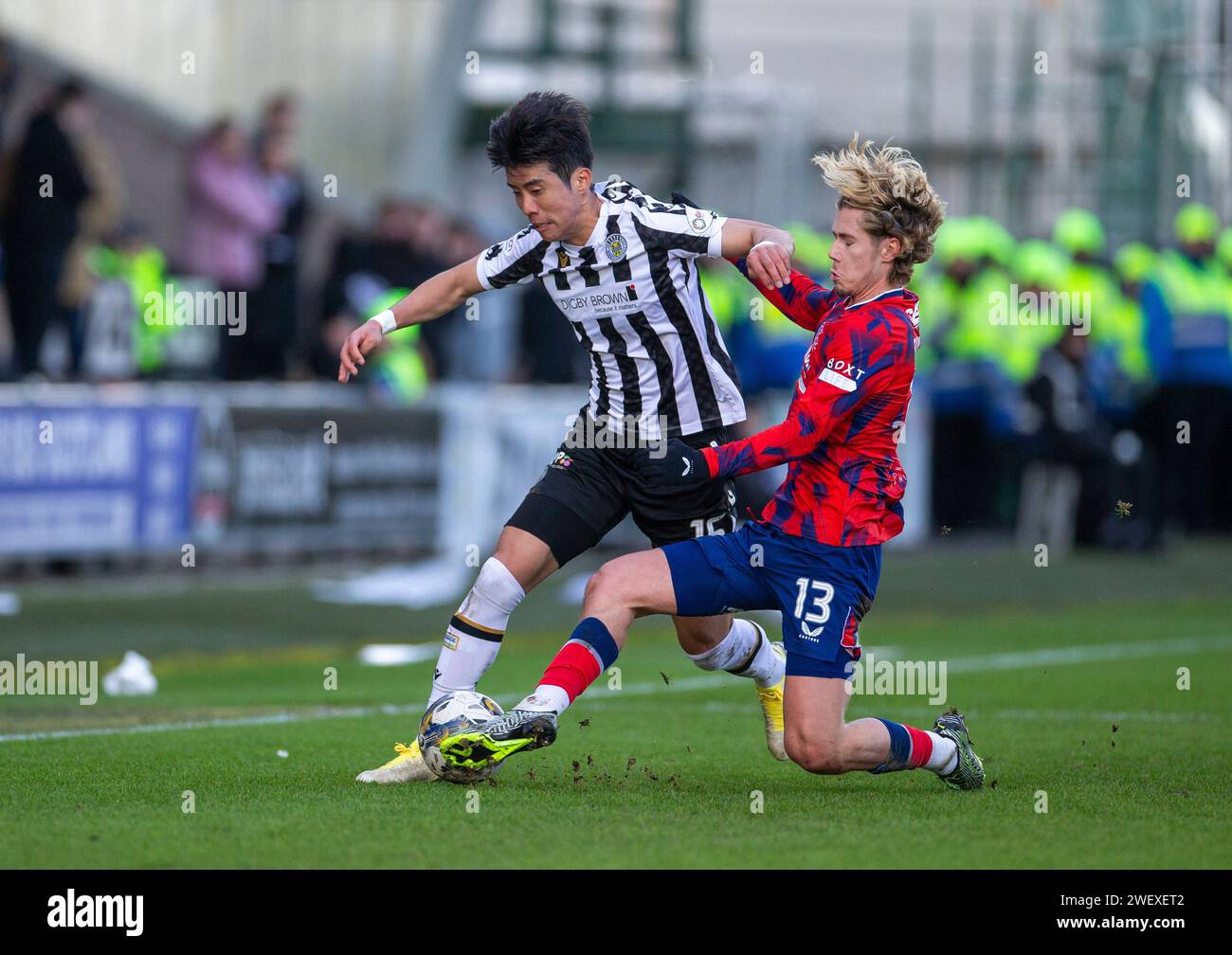 27th January 2024; St Mirren Park, Paisley, Renfrewshire, Scotland ...