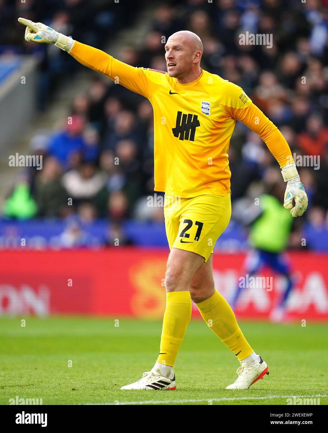 Birmingham City goalkeeper John Ruddy in action during the Emirates FA ...