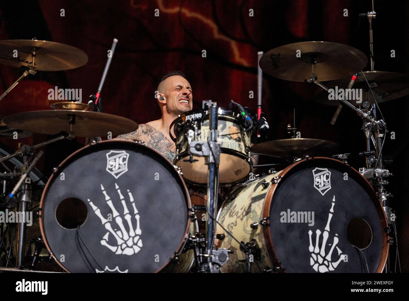 Italy 01 June 2023 Sum 41 live at Slam Dunk Italy Festival Bellaria ...