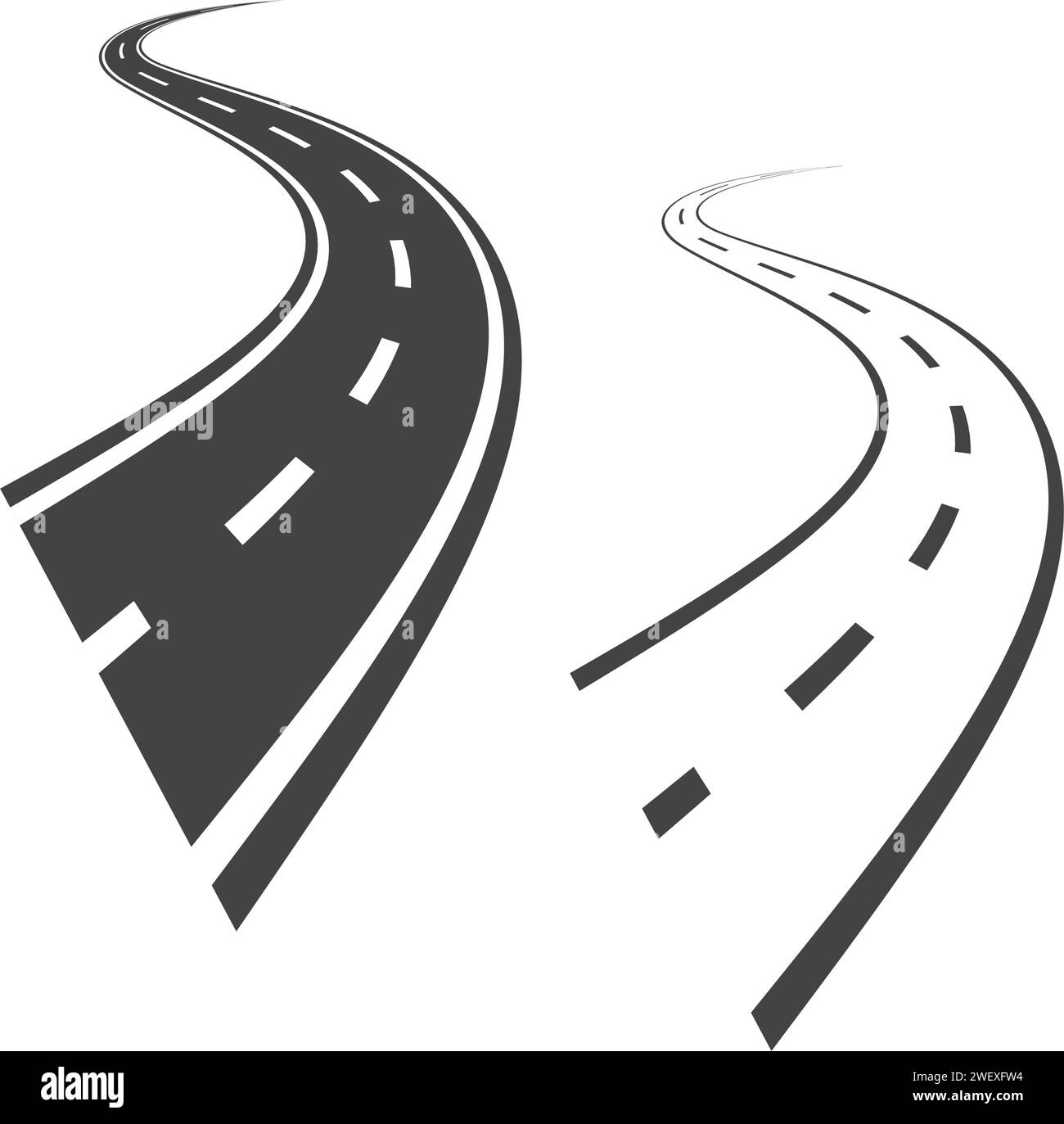 Race highway route map hi-res stock photography and images - Alamy