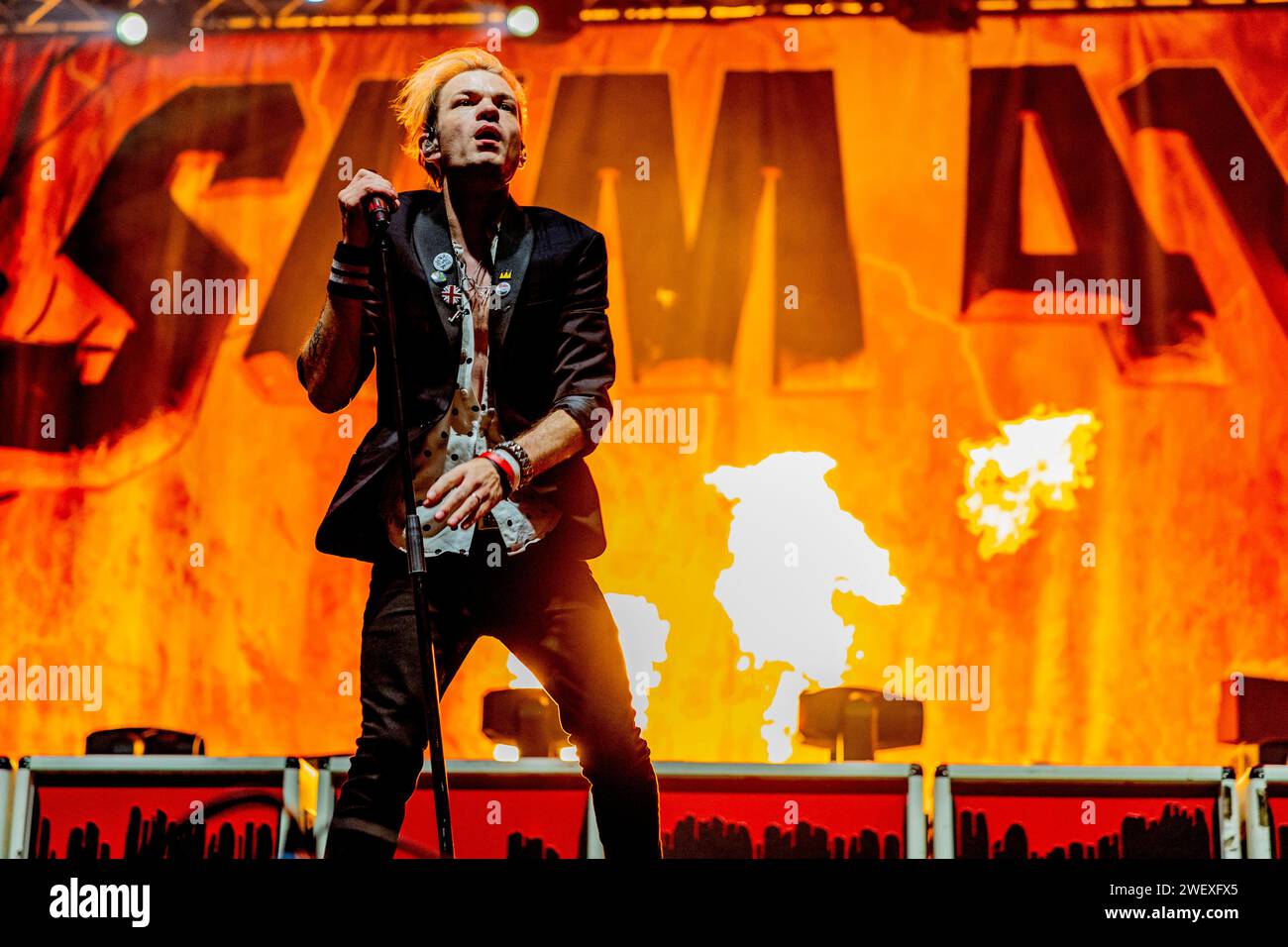 Italy 01 June 2023 Sum 41 live at Slam Dunk Italy Festival Bellaria ...