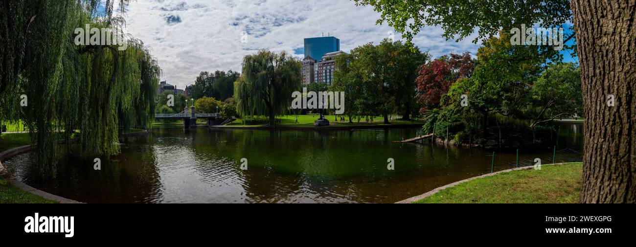 Boston public garden sign hi-res stock photography and images - Alamy