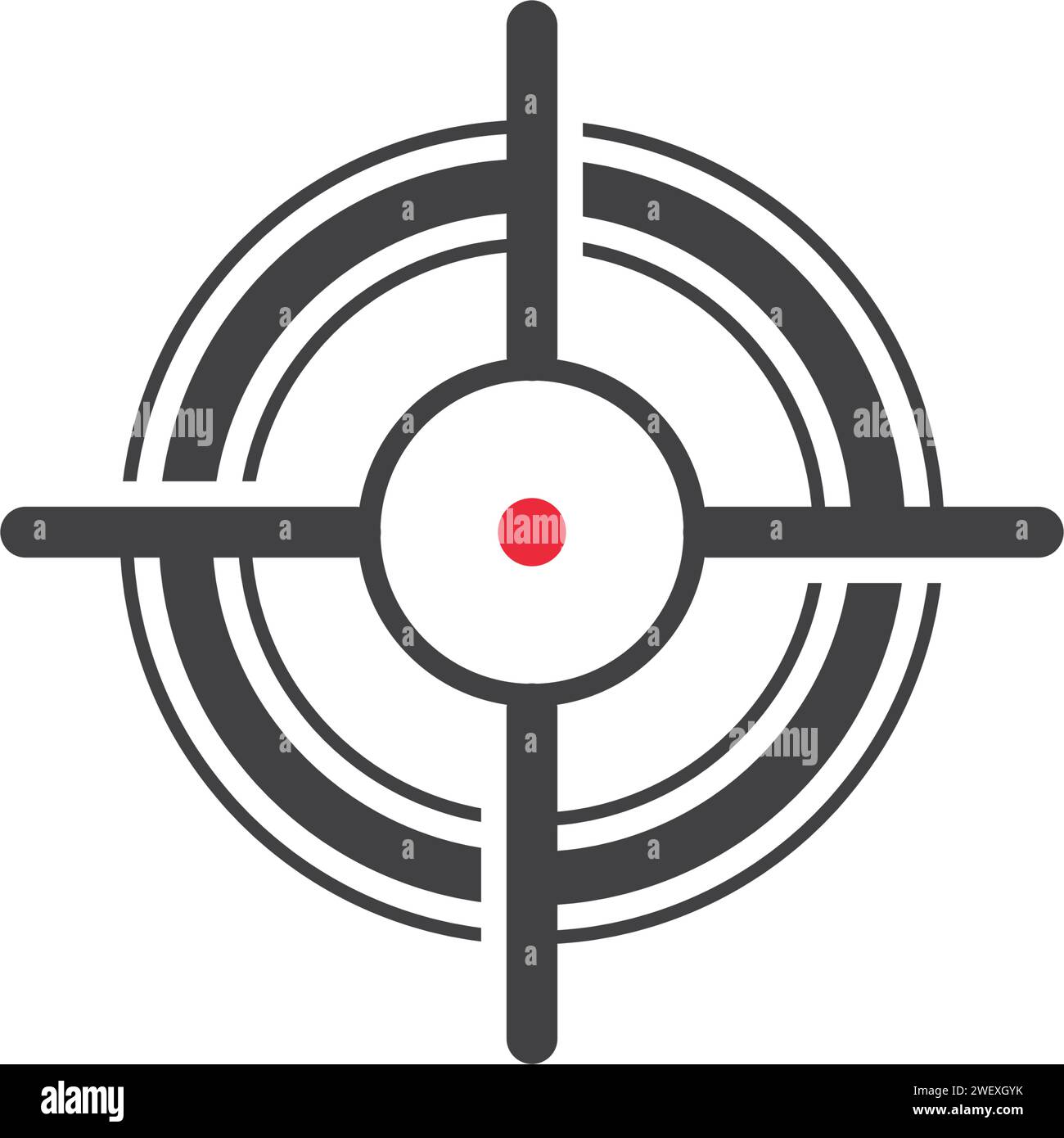 Target Vector icon illustration design template Stock Vector Image ...