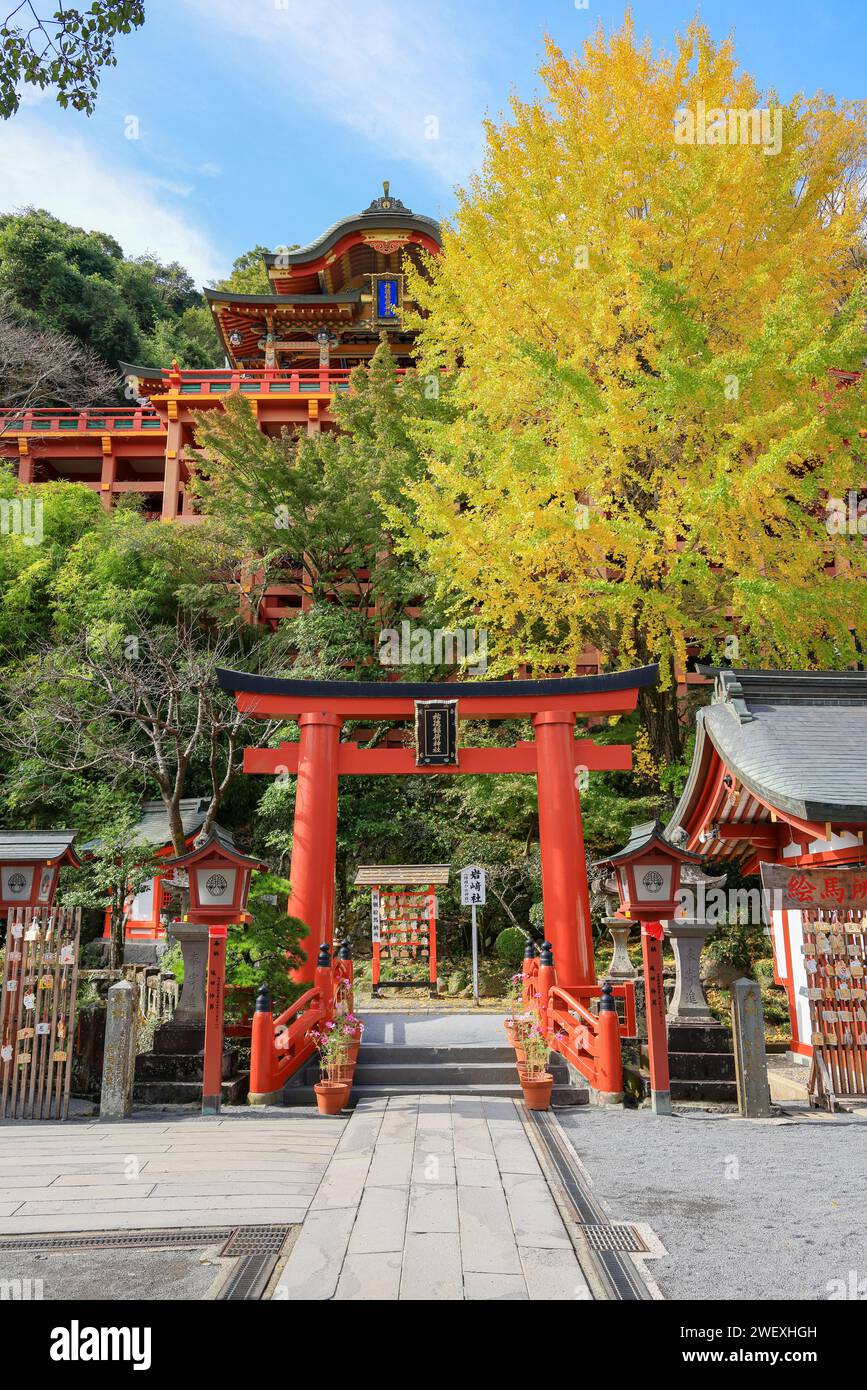 Autumn scenery at Yutoku Inari Shrine is a Shinto shrine in Kashima ...