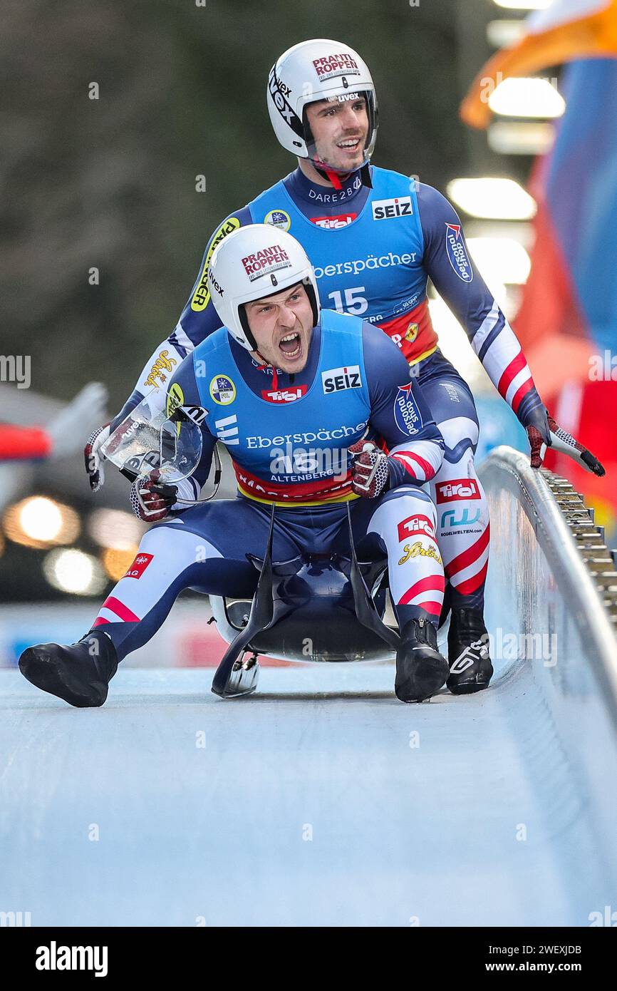 Altenberg, Germany. 27th Jan, 2024. Luge: World Championship Men's ...