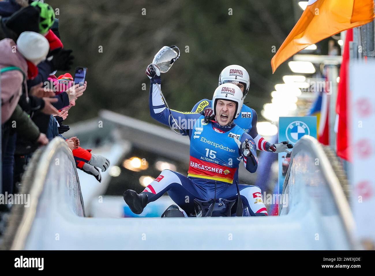 Altenberg, Germany. 27th Jan, 2024. Luge: World Championship Men's ...