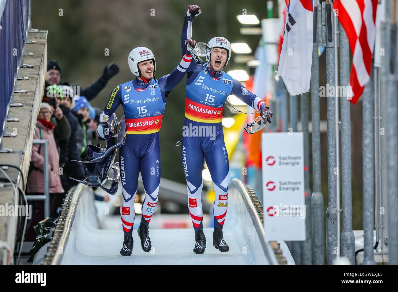 Altenberg, Germany. 27th Jan, 2024. Luge: World Championship Men's ...