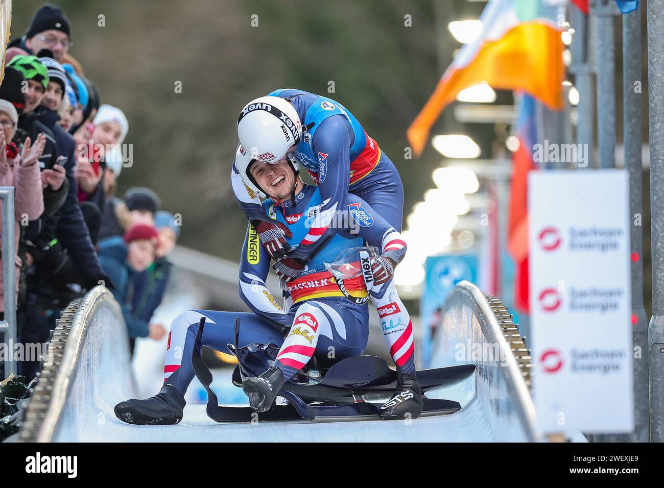 Altenberg, Germany. 27th Jan, 2024. Luge: World Championship Men's ...