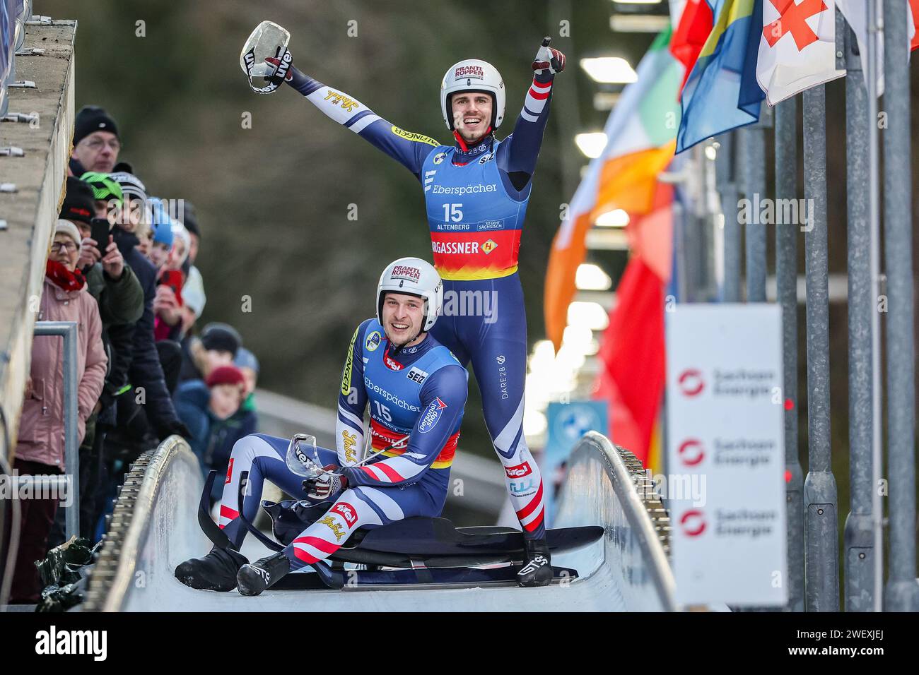 Altenberg, Germany. 27th Jan, 2024. Luge: World Championship Men's ...