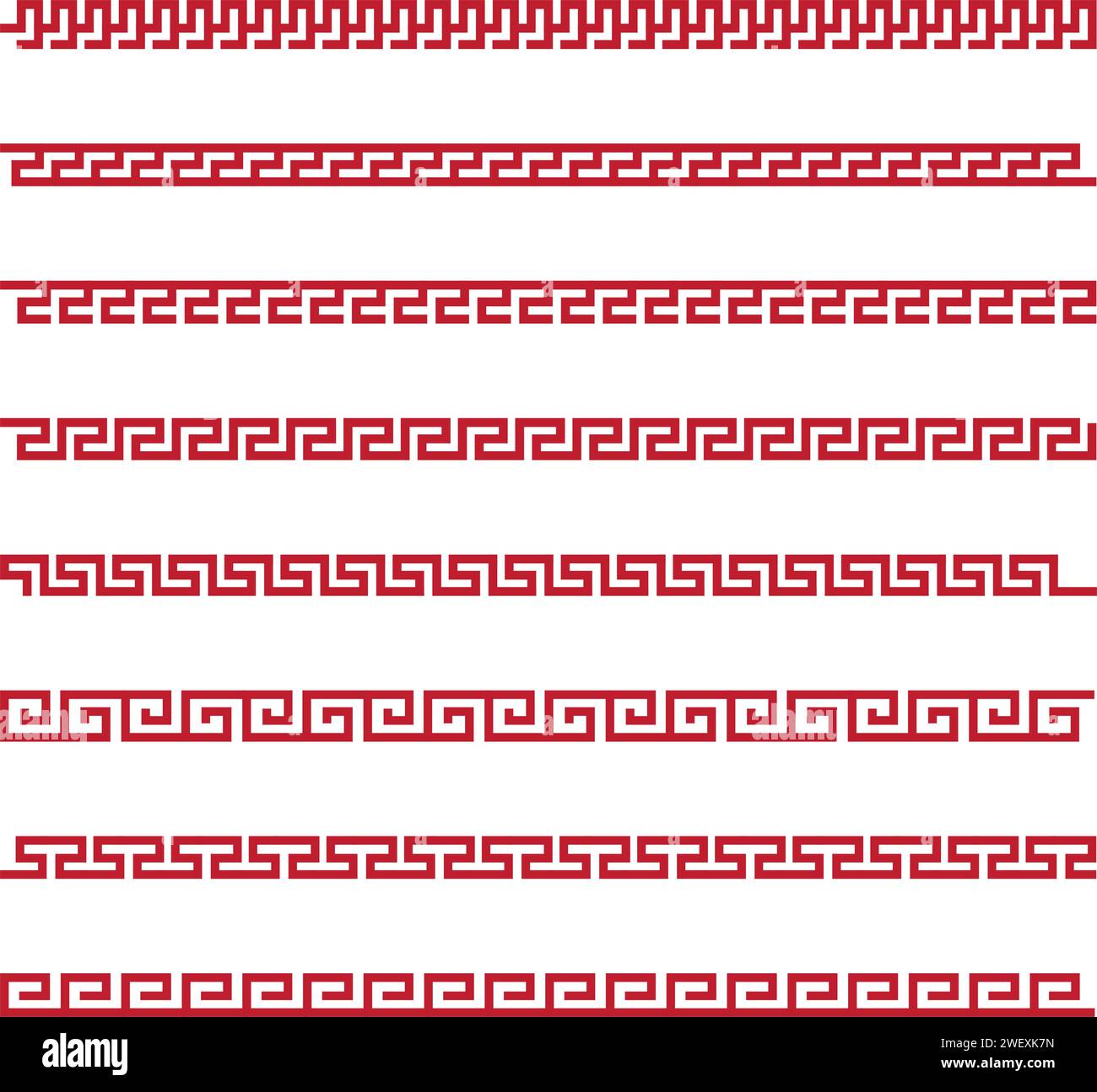 Chinese border Vector illustration design template Stock Vector Image ...