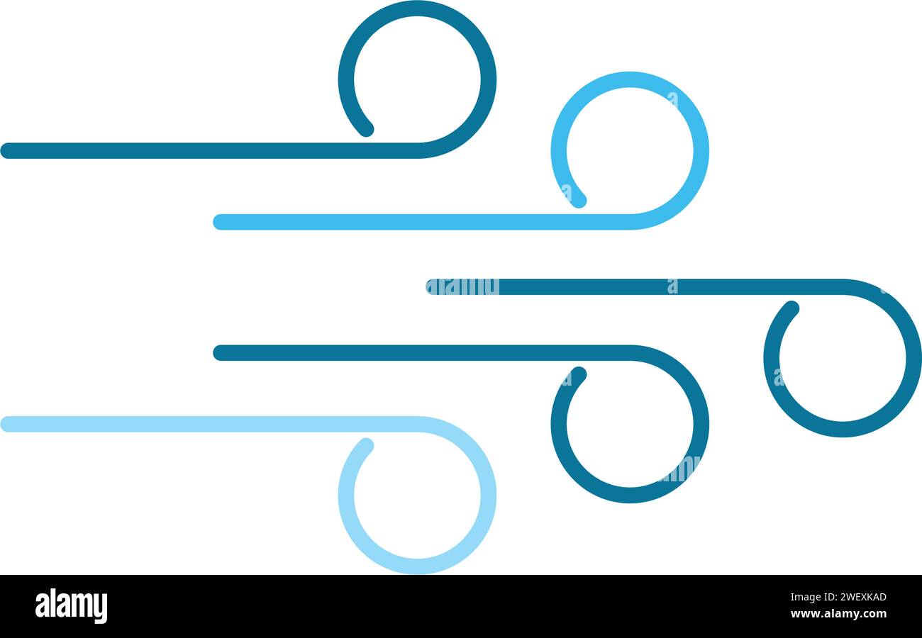 Wind vector icon design illustration template Stock Vector Image & Art ...