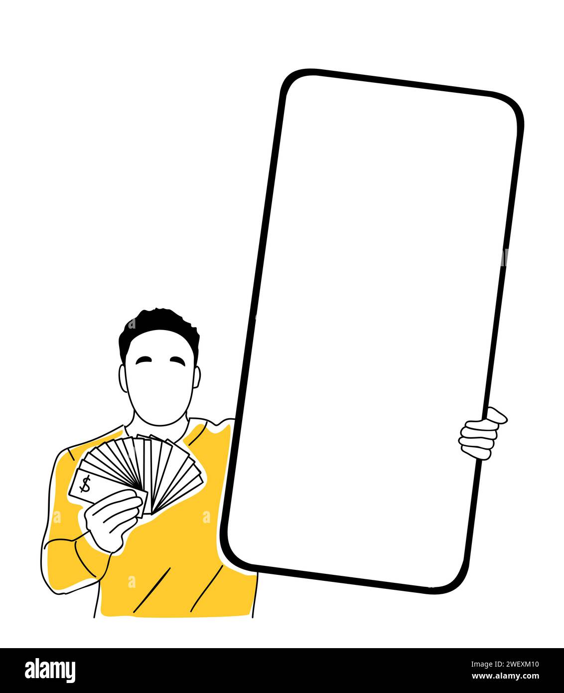 Application young Stock Vector Images - Alamy