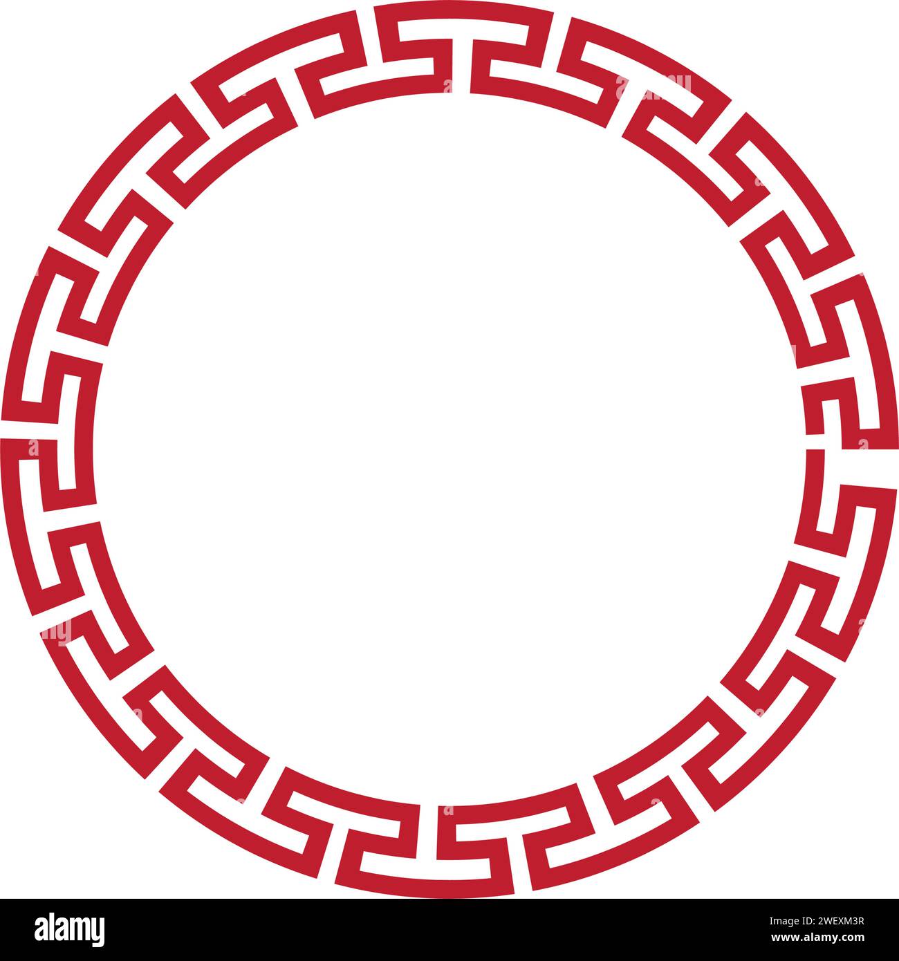 Chinese border Vector illustration design template Stock Vector Image ...