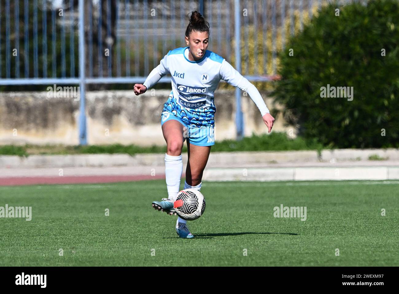 Cercola, Italy. 27th Jan 2024. Alice Giai of Napoli femminile in action ...