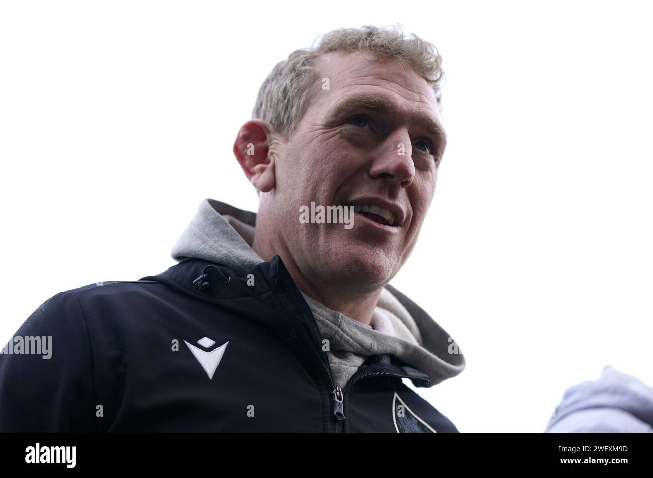 Northampton Saints head coach Sam Vesty ahead of the Gallagher ...