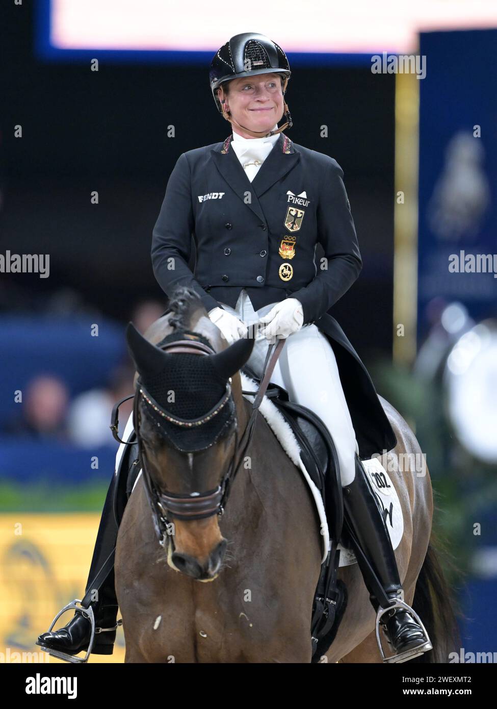 AMSTERDAM - Isabell Werth with DSP Quantaz during the FEI World Cup ...