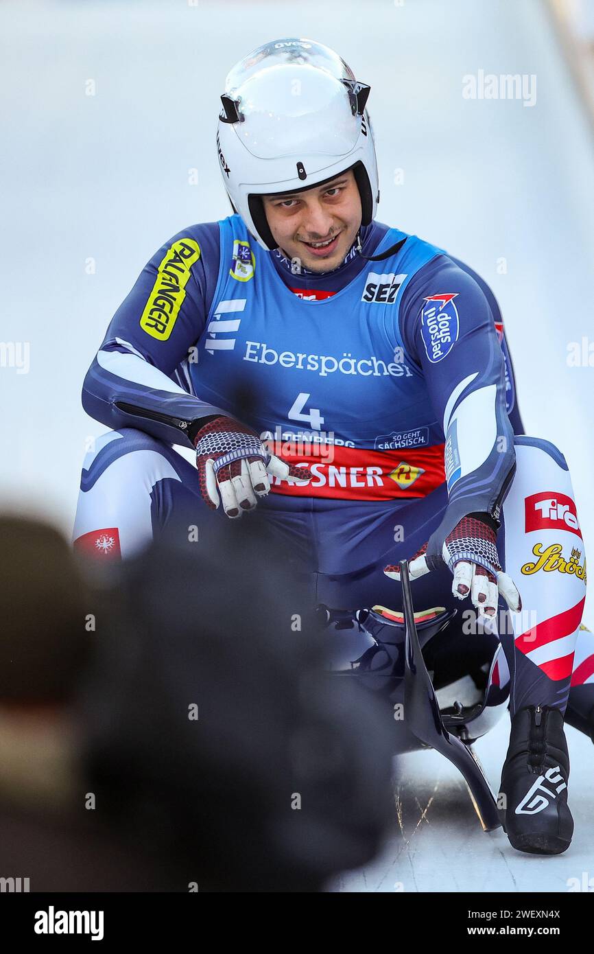 Altenberg, Germany. 27th Jan, 2024. Luge: World Championship Men's ...