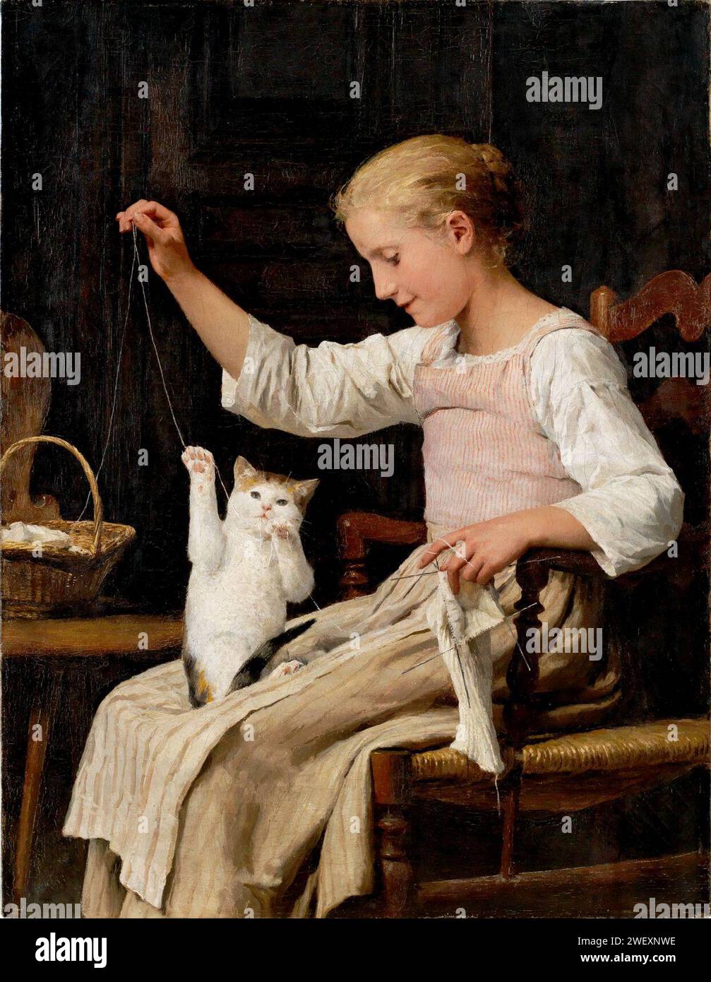Albert anker 1887 hi-res stock photography and images - Alamy