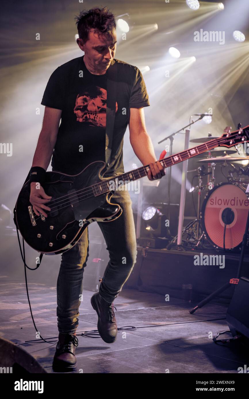 Slowdive (Nick Chaplin on bass) live in concert in Stockholm, Sweden ...