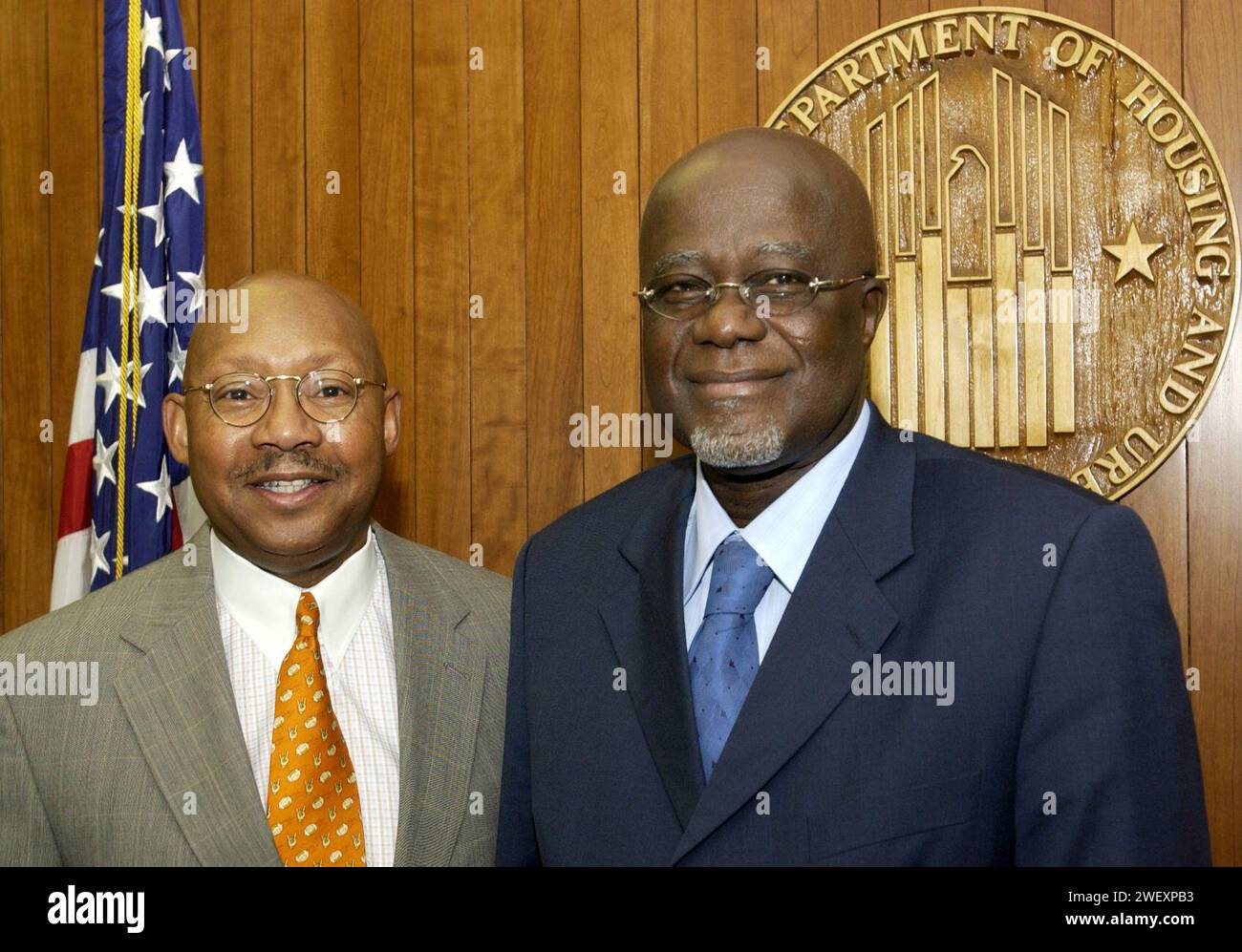 Alphonso Jackson with Hackman Owusu-Agyeman Stock Photo - Alamy