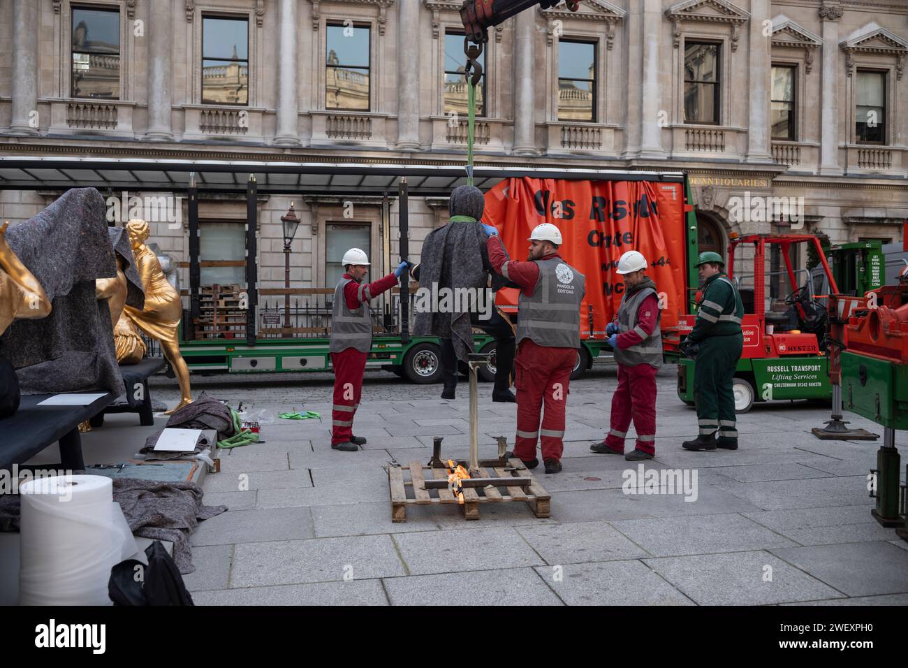 Tavares Strachan’s Monumental ‘The First Supper’ Sculptures made of ...