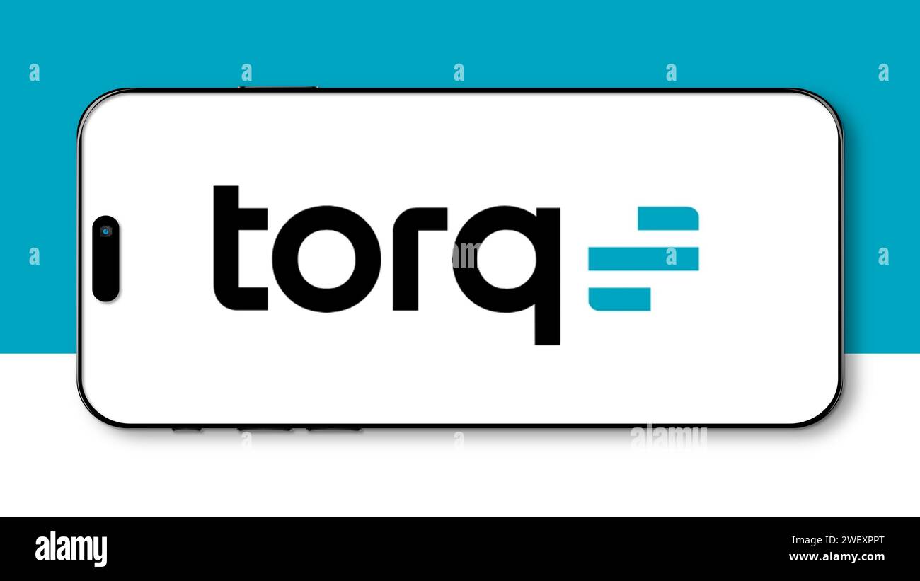 Istanbul, Turkey - 25 January 2024: Torq brand logo on smartphone ...