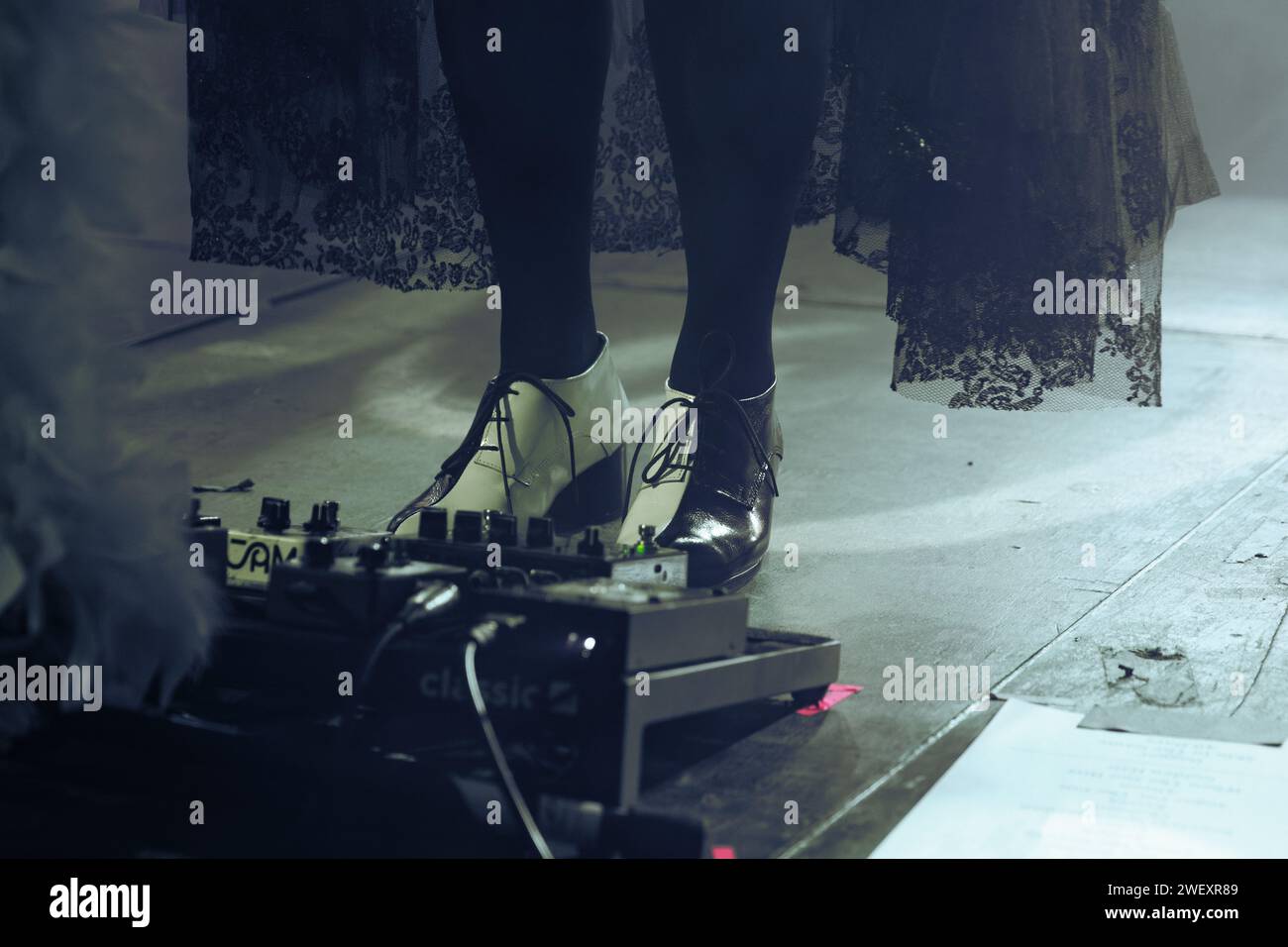 Slowdive (Rachel Goswell) live in concert in Stockholm, Sweden Stock ...
