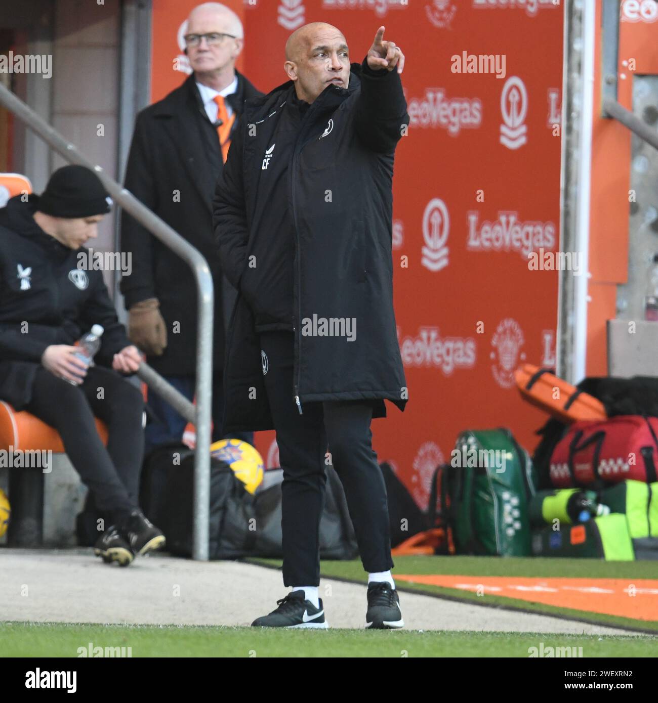 Blackpool, England. 27th Jan 2024. Charlton Athletic Interim Head Coach ...