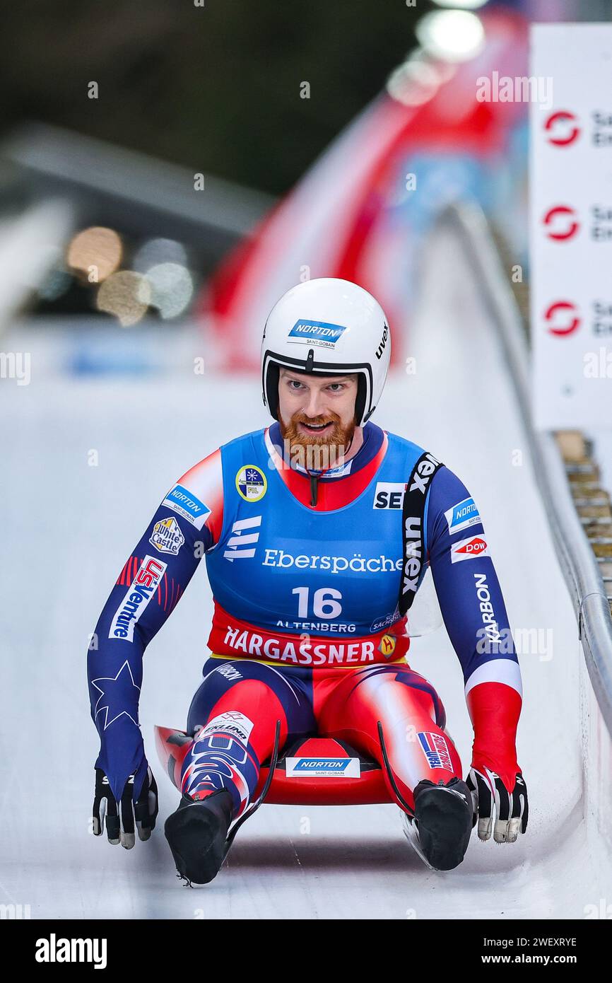 Altenberg, Germany. 27th Jan, 2024. Luge: World Championships Men's ...