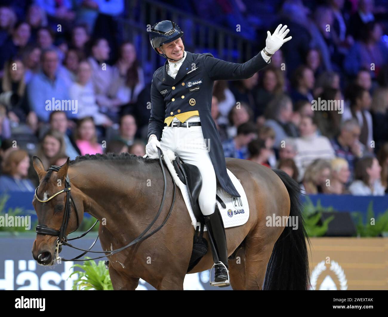 AMSTERDAM - Patrik Kittel with Touchdown during the FEI World Cup ...