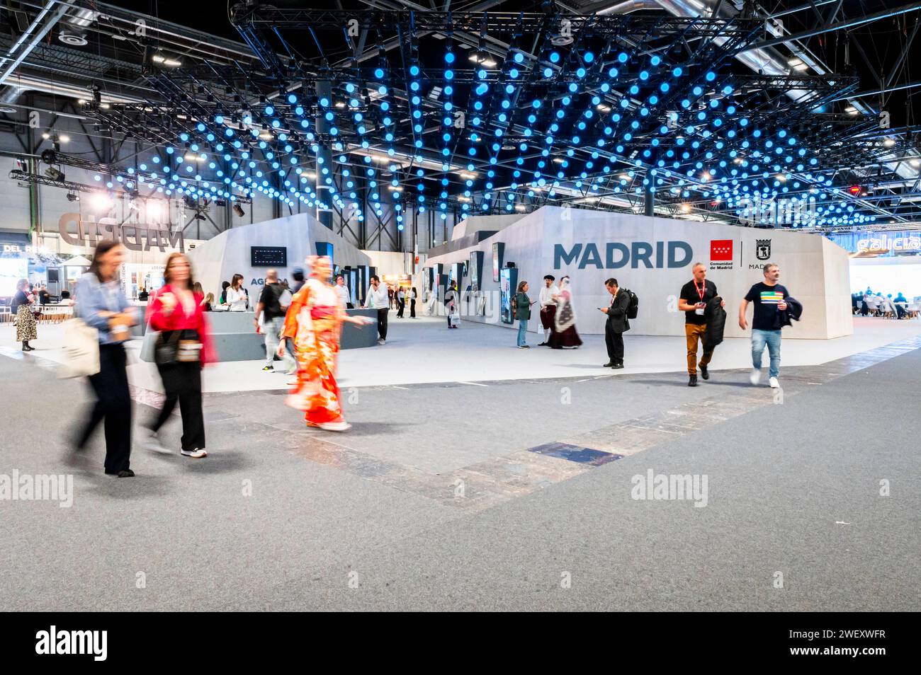 Fitur 2024: Spanish Communities pavilions A general view of the ...