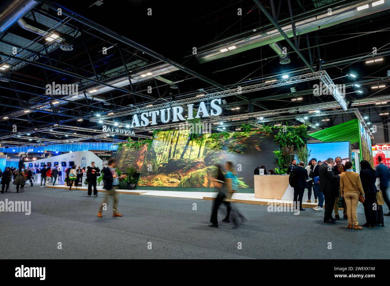 Fitur 2024: Spanish Communities pavilions A general view of the ...