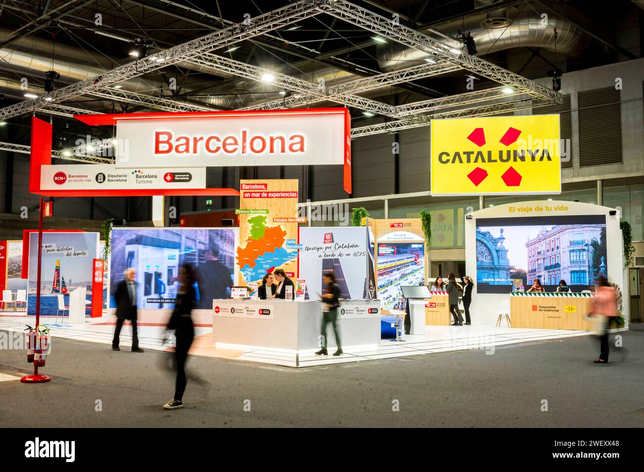 Fitur 2024: Spanish Communities pavilions A general view of the City of ...