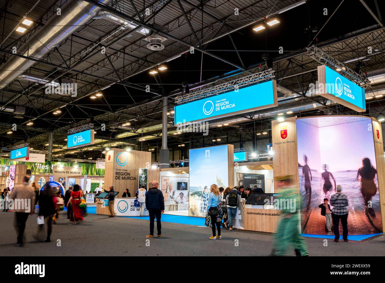 Fitur 2024: Spanish Communities pavilions A general view of the Murcia ...