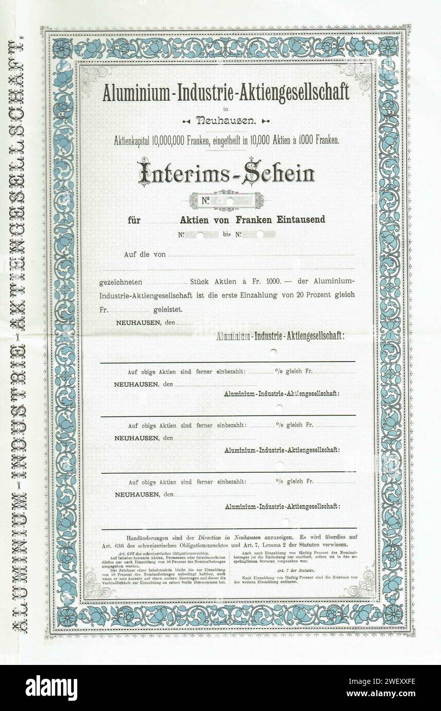 Aluminium industrie ag hi-res stock photography and images - Alamy