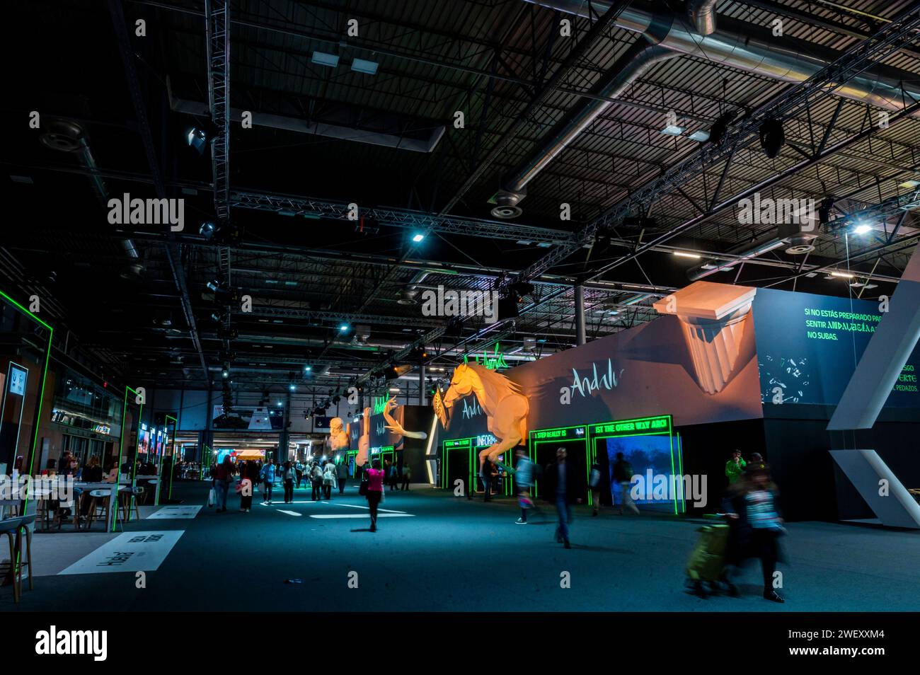 Fitur 2024: Spanish Communities pavilions A general view of the ...