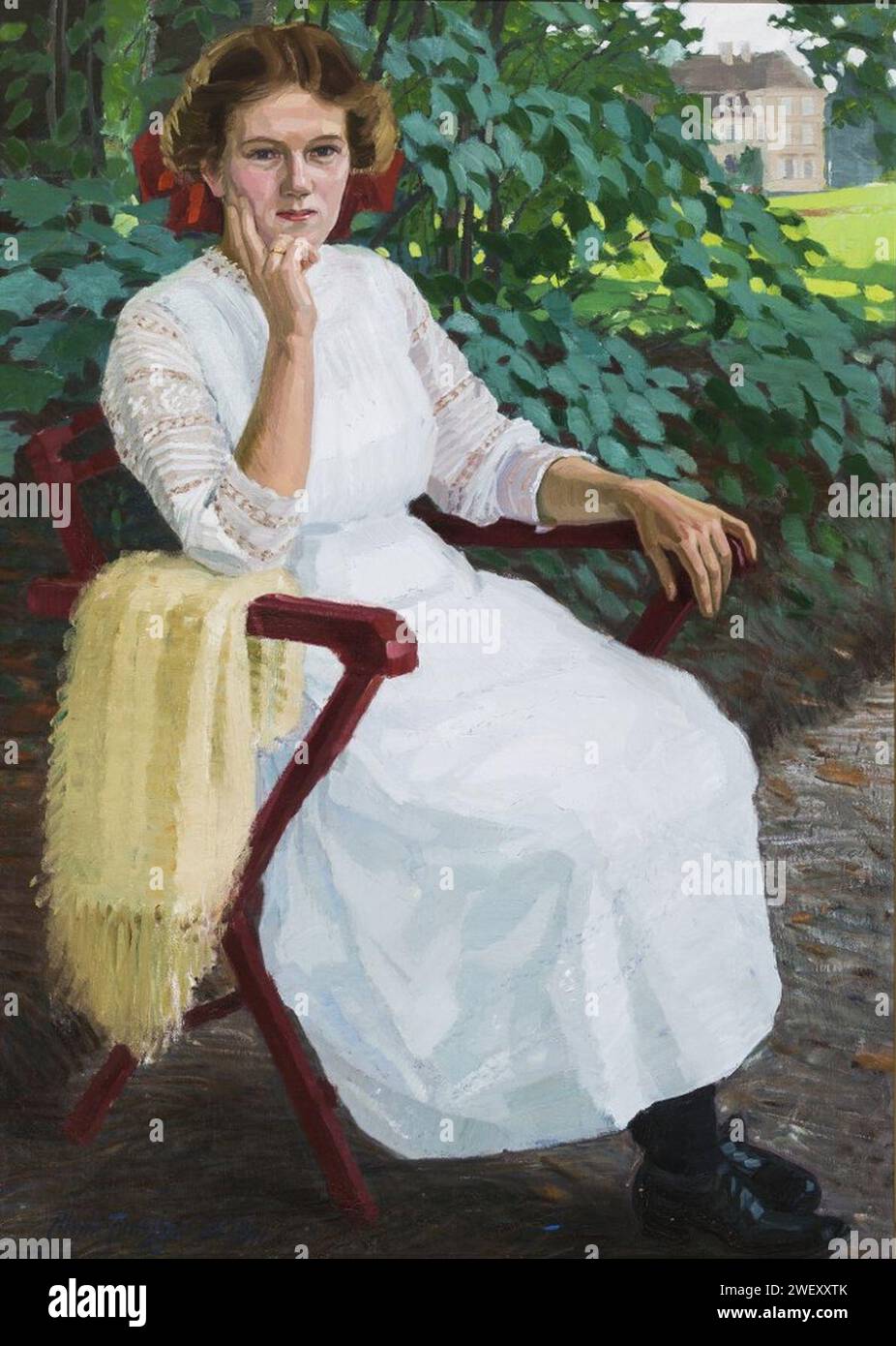 Alwin Arnegger Porträt Lydia Kick 1911 Stock Photo - Alamy