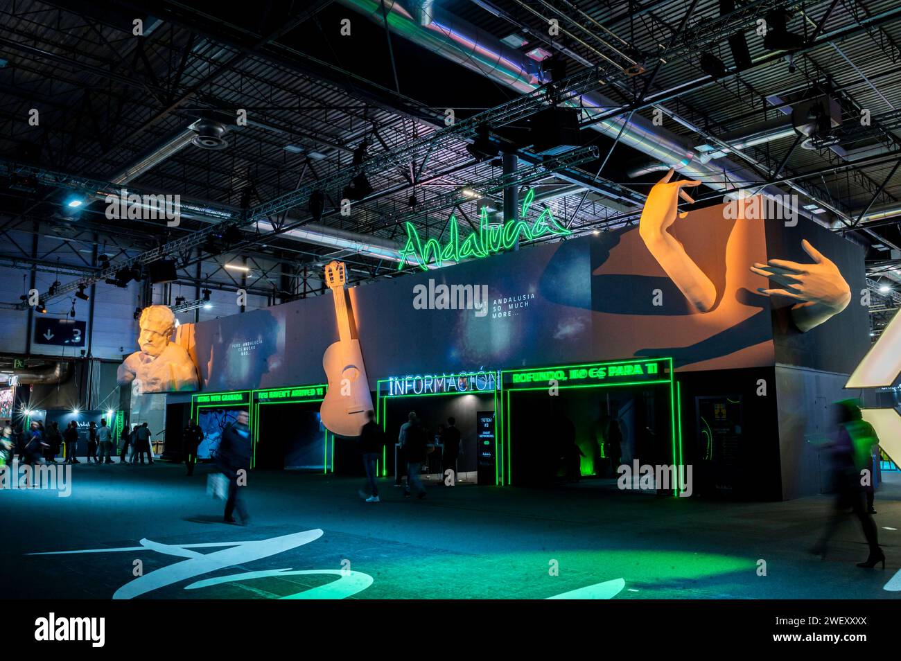 Fitur 2024: Spanish Communities pavilions A general view of the ...