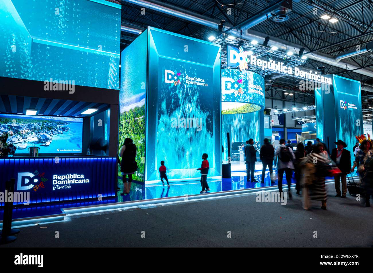 Fitur 2024: Spanish Communities pavilions A general view of the ...