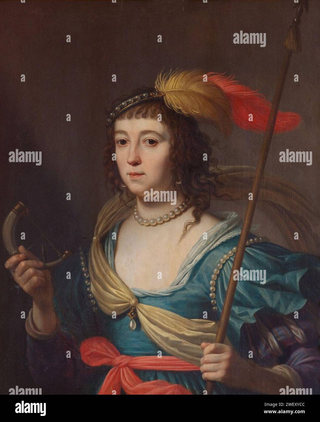 Amalia von Solms-Braunfels as Diana Stock Photo - Alamy