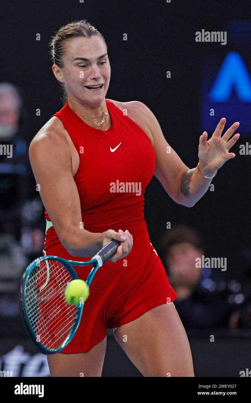 Melbourne Park, Melbourne, Victoria, Australia. 27th Jan, 2024. Australian Open Tennis ...