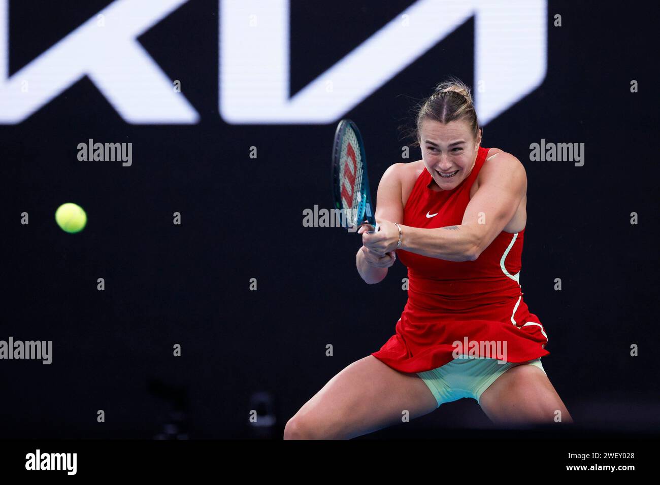 Melbourne Park, Melbourne, Victoria, Australia. 27th Jan, 2024. Australian Open Tennis ...