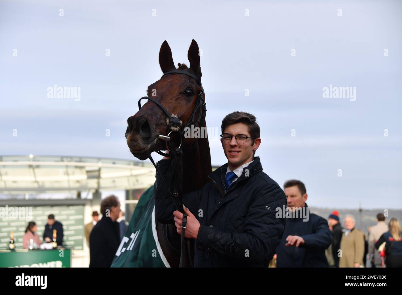 Cheltenham, UK. 27th January 2024. Cheltenham Racecource, UK. Action ...