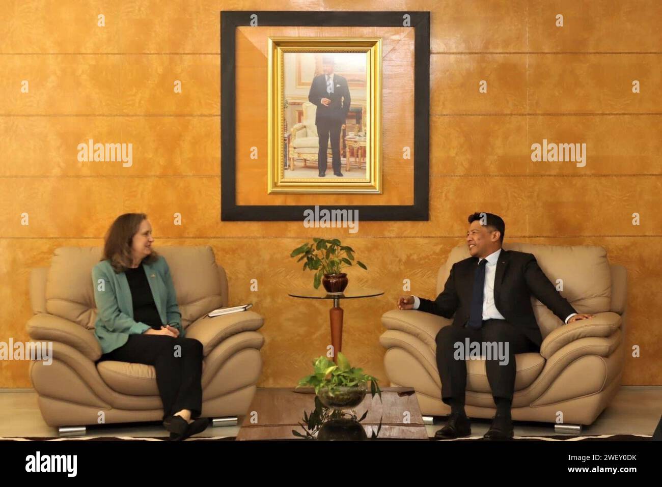 Ambassador McClelland was pleased to meet the Minister of Transport and ...