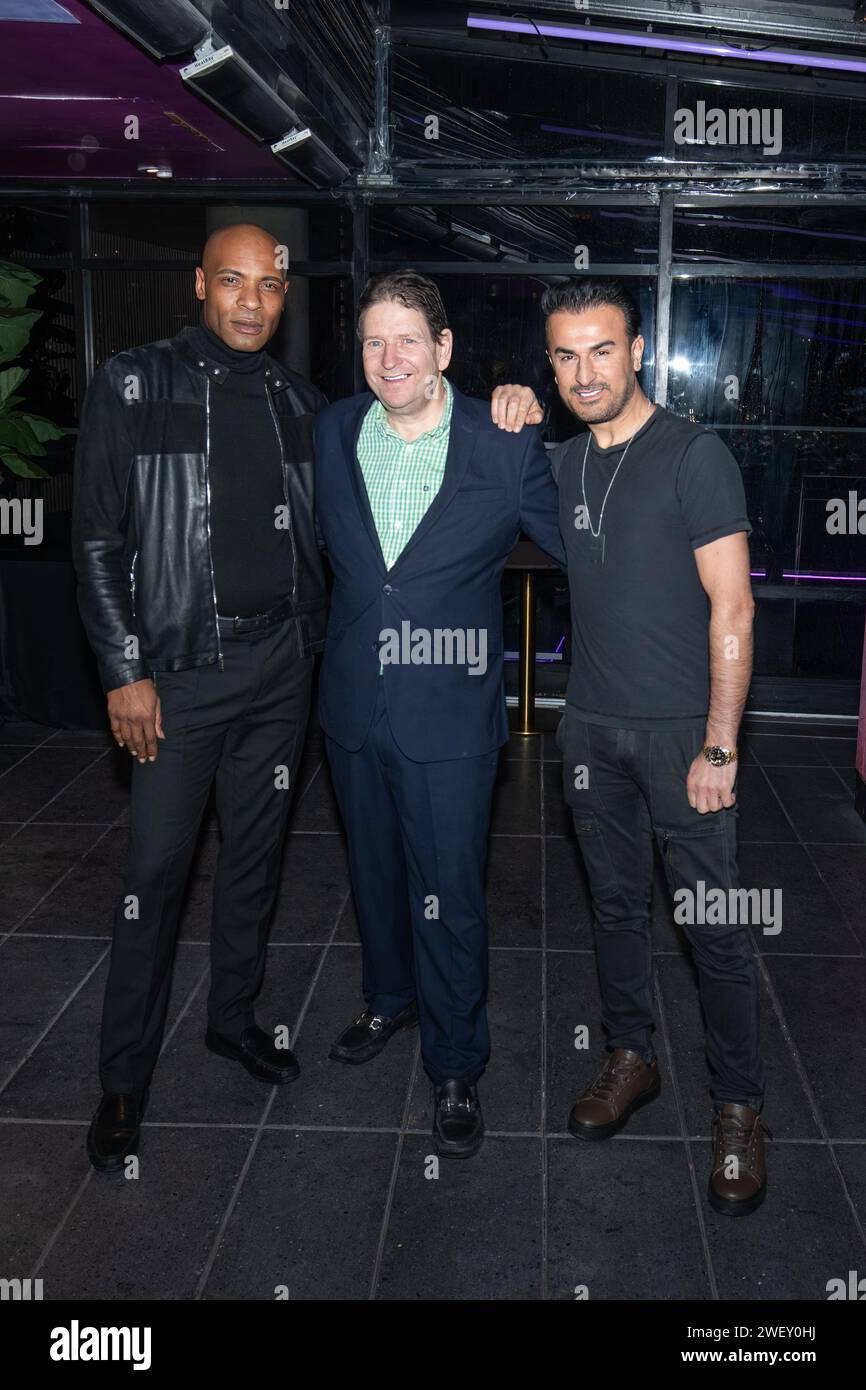 Victoria Hilton, Todd Shapiro and Zach Erdem attends Serving the ...