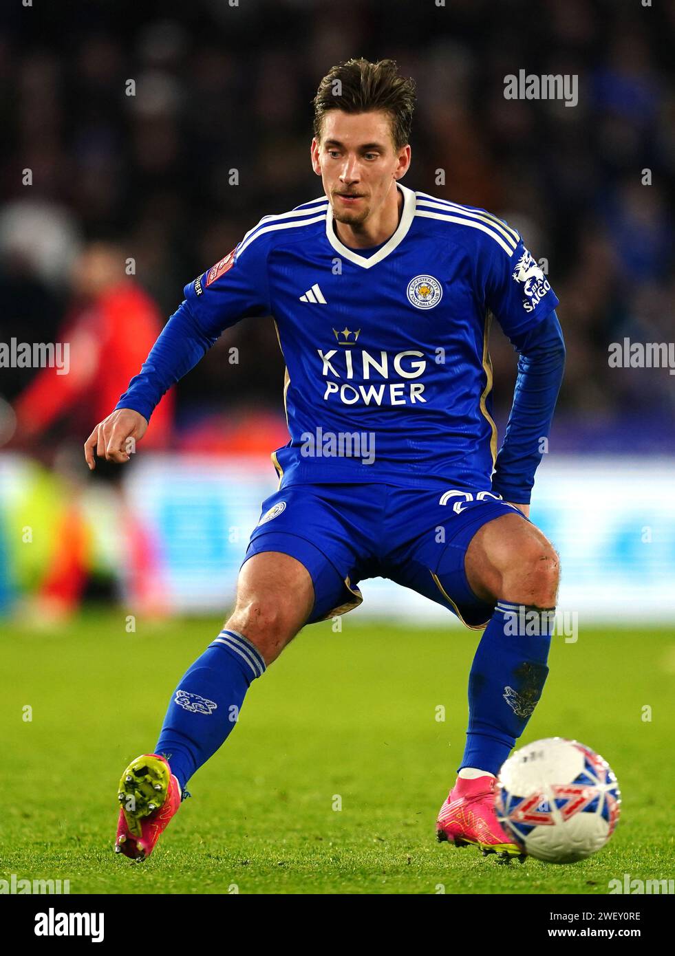Leicester City's Dennis Praet in action during the Emirates FA Cup ...